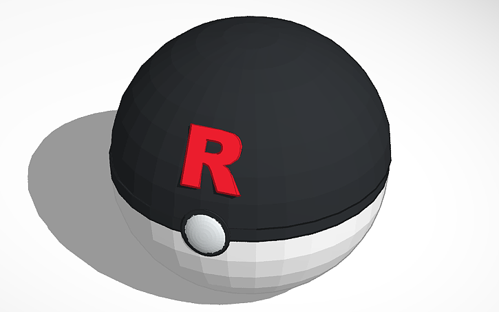 3D design Team Rocket Pokeball | Tinkercad