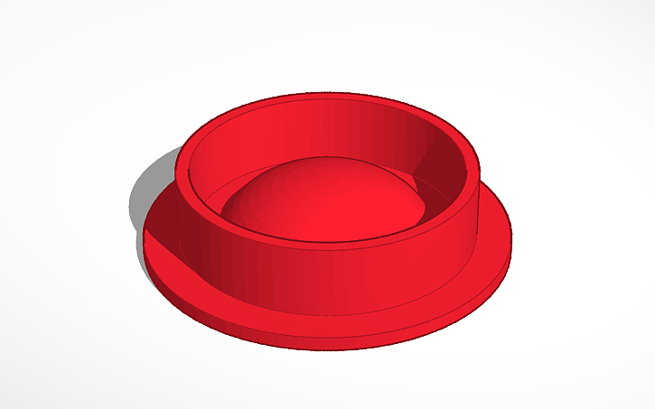 3D design Kitchen sink drain plug - Tinkercad