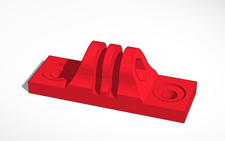 3D design CB750 GoPro Mount - Tinkercad
