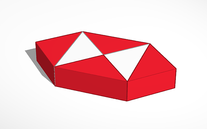 3D design HSBC logo | Tinkercad