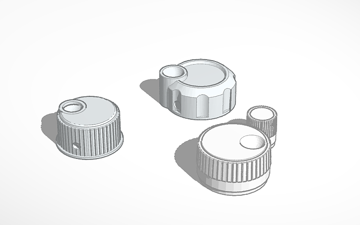 3D design uBITX_VFO_KNOB_4.5/5.0 cm | Tinkercad