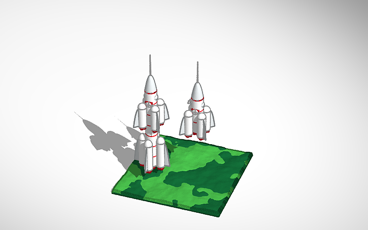3D design spaceship - Tinkercad