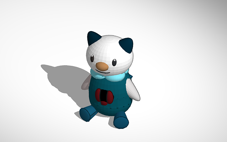 3D design Hisuian Oshawott - Tinkercad