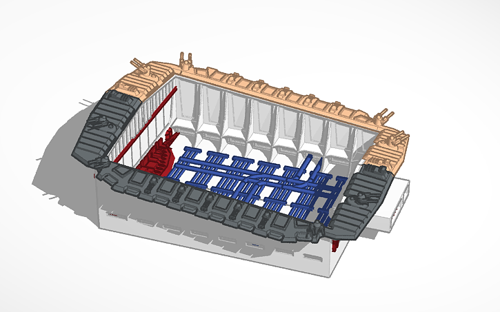 3D design ISD Main Hangar Bay mk2 - Tinkercad