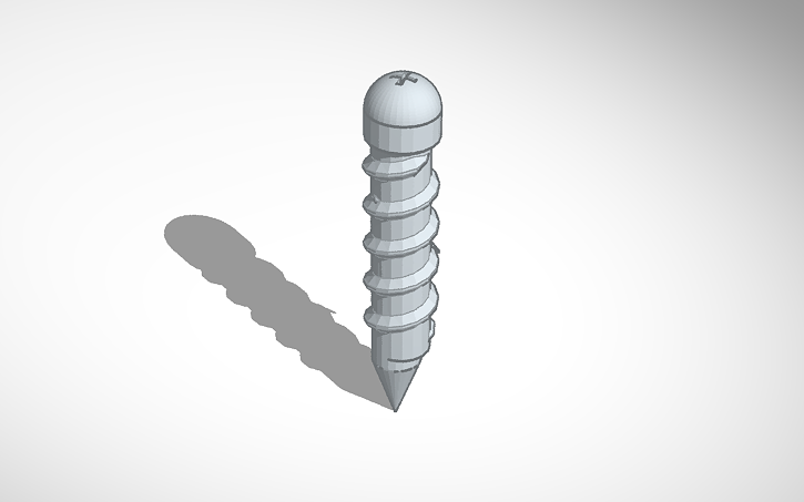 3D design Threaded-Screw | Tinkercad