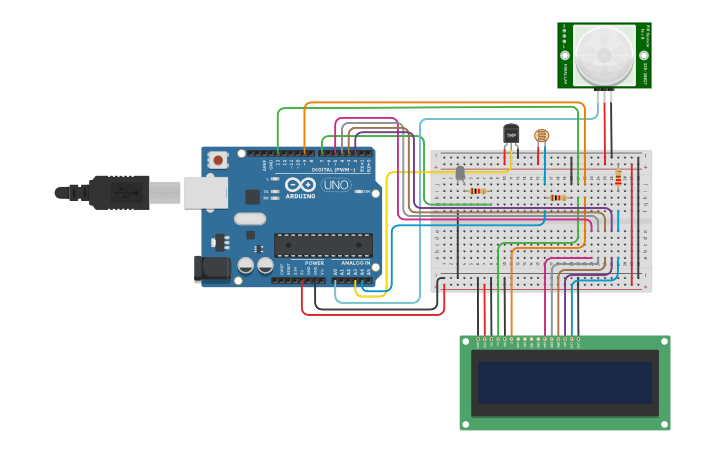 Circuit design Lab_4 Task_4 | Tinkercad