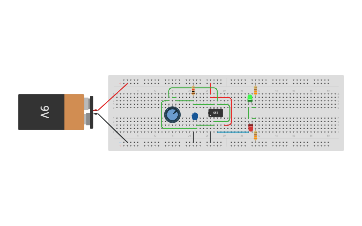 Circuit Design 555 Tinkercad