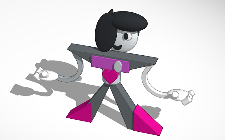 3D design Mettaton Ex_Undertale | Tinkercad