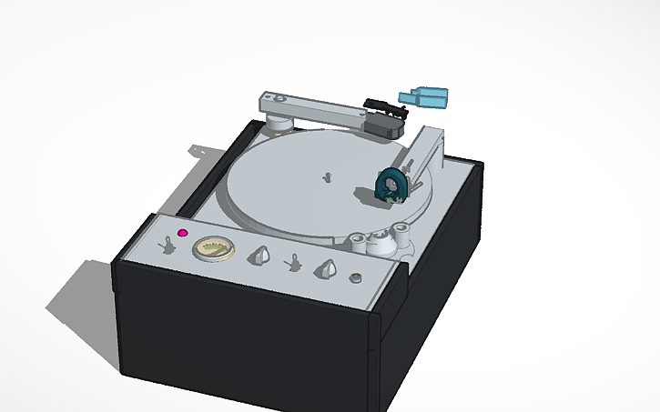 3D design Presto K8 portable record cutter/lathe | Tinkercad