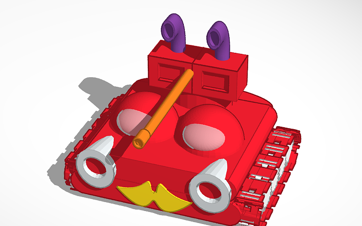 3D design tank | Tinkercad