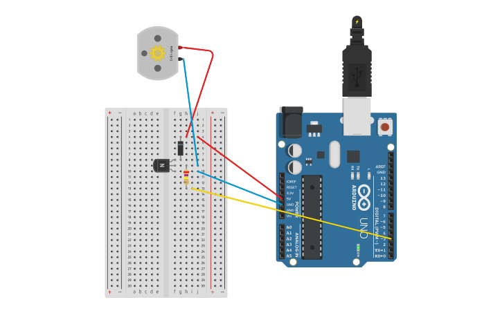 Circuit design Copy of Arduino-Mosfet DC Motor Driver | Tinkercad Circuit design Copy of Arduino-Mosfet DC Motor Driver | Tinkercad