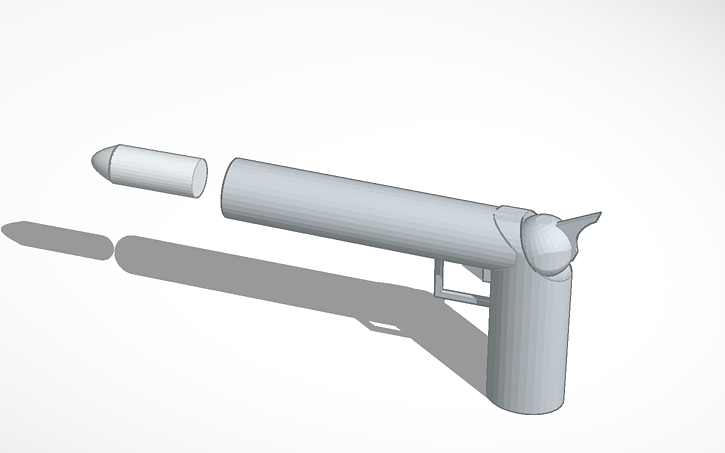 3D design pistol | Tinkercad