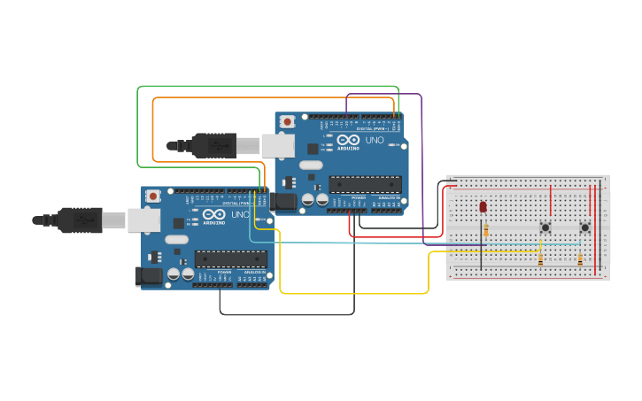 Circuit Design Due Arduino Che Comunicano Tinkercad 2167