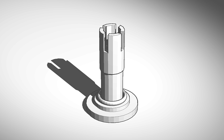 3D design chess rook - Tinkercad