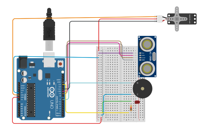 Circuit Design Sensor Tinkercad