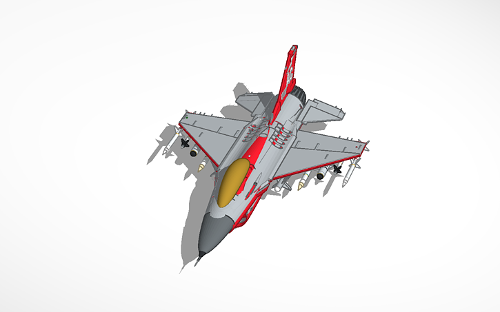 3D design Jet - Tinkercad