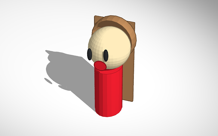 3D design doll - Tinkercad