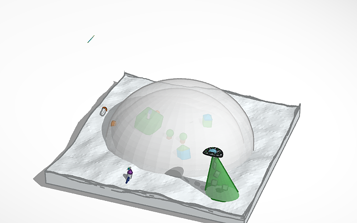 3D design MOON - Tinkercad