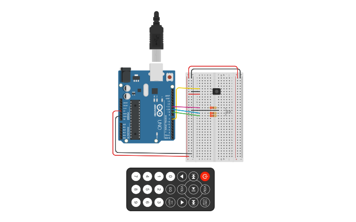 Circuit design IR_receiver_simple | Tinkercad