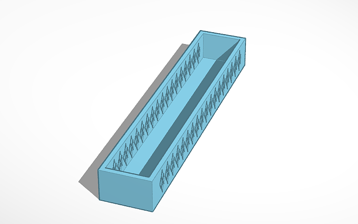 3D design lacey Needle box | Tinkercad