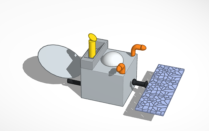 3D design spacecraft | Tinkercad