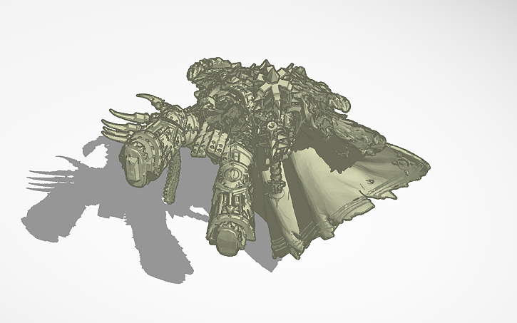 3D design Horus Lupercal Ascendant Warhammer 30k/40k - Tinkercad
