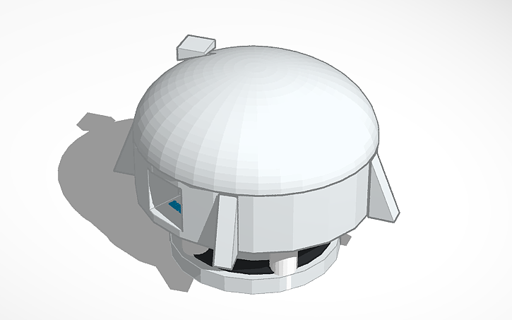 3D design Base lunar - Tinkercad