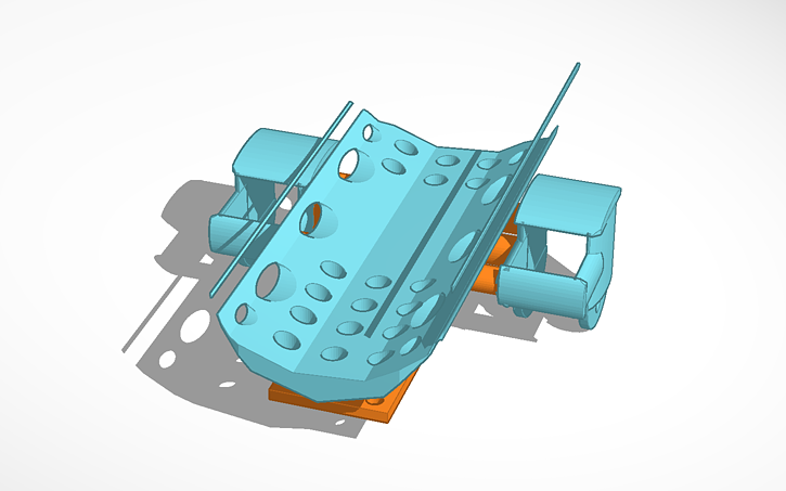 3D design ferret wheelchair - Tinkercad