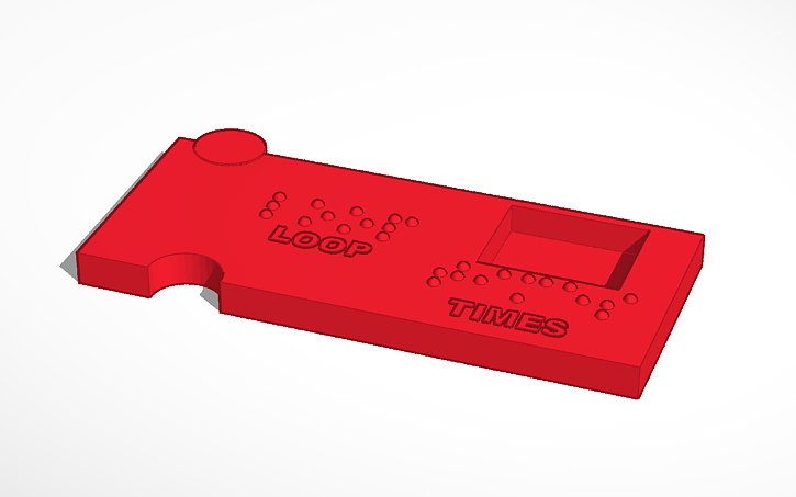 3d Design Loop Block Tinkercad 9383