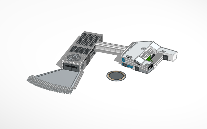 3D design Avengers Base - Tinkercad