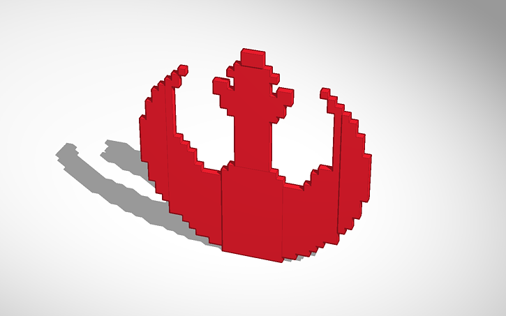 3D design 8-bit Jedi Council | Tinkercad