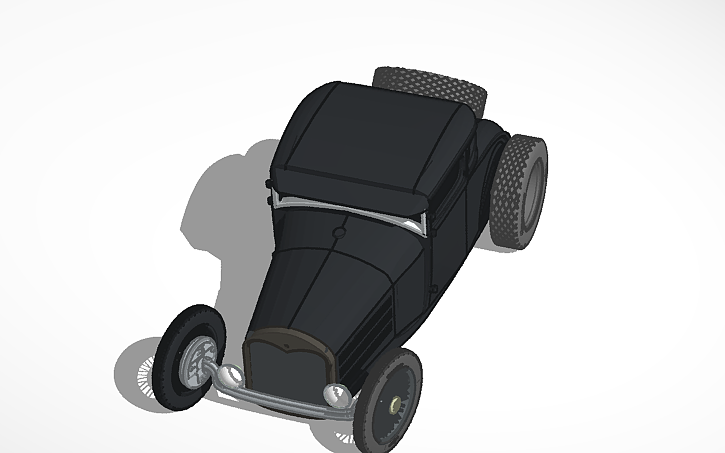 3D design 1932 Hot Rod - Tinkercad