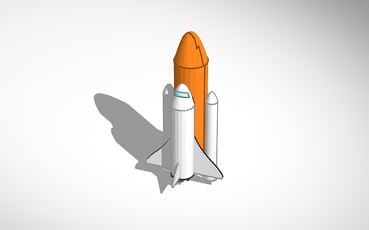 3D design Space Shuttle - Tinkercad
