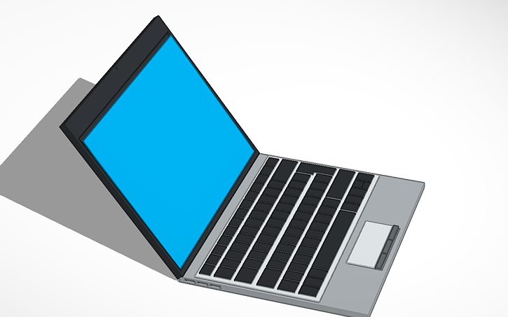 3D design Laptop Computer - Tinkercad