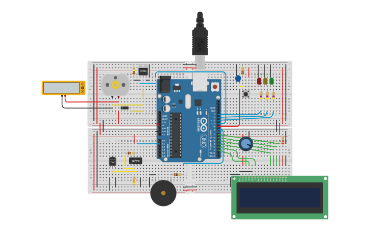 Circuit Design Projet Special Tinkercad