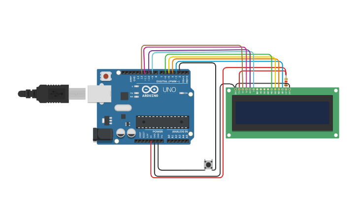 Circuit design arduino game - Tinkercad