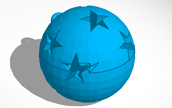 3D design bauble - Tinkercad