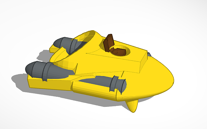 3D design Submarine - Tinkercad