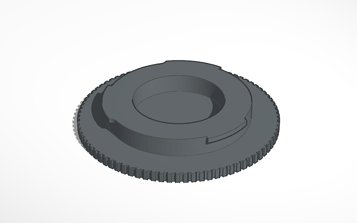 3D design E Mount Sensor Cap - Tinkercad
