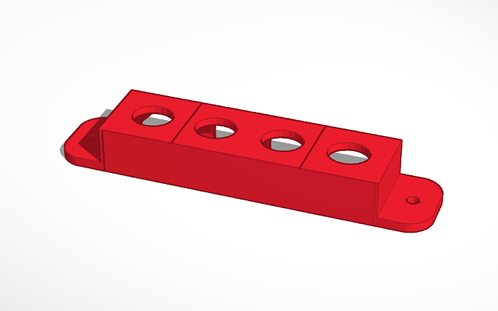 3D design 4 Button Mount | Tinkercad