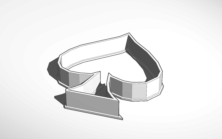 3D design Cookie cookie cutter - Tinkercad
