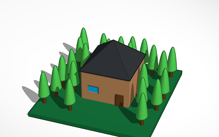 3D design Forest House - Tinkercad