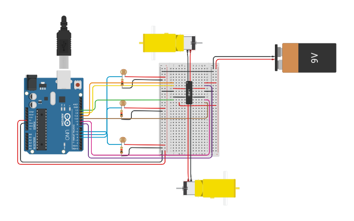 Circuit design Final Design | Tinkercad