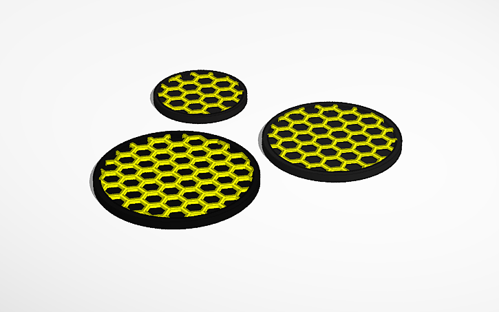 3D design honeycomb pattern_XL - Tinkercad