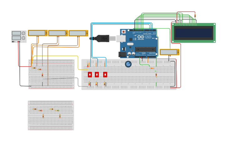 Circuit design Copy of Multímetro - Tinkercad