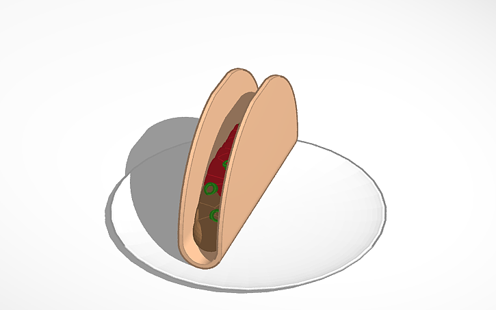 3D design Taco - Tinkercad