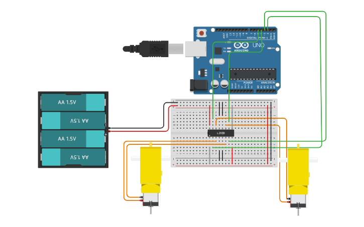 Circuit design TASK5 - Tinkercad
