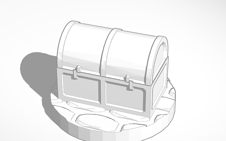 3D design chest - Tinkercad