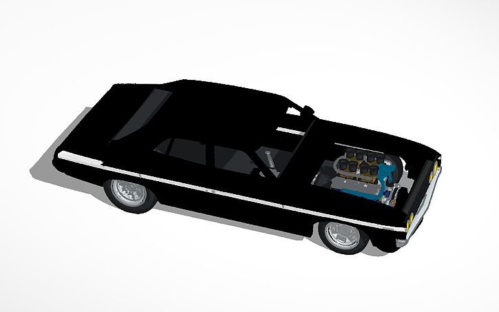 3D design Ford falcon 427 cobra swap - Tinkercad