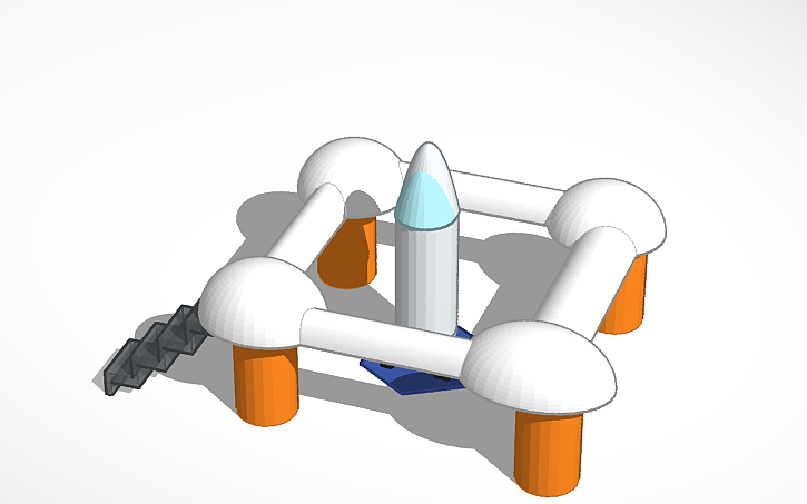 3D design moon base | Tinkercad